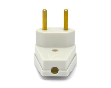 Plug Tomada 90º 2P 10A/250V Cinza - 08314530 - Multcomercial - Plugs e ...