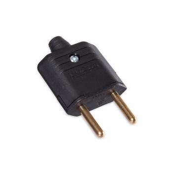 Plugue Macho Tomada 10A 2 Pinos 180 Preto MarGirius - Plugs e ...