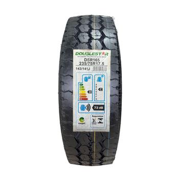 Pneu 235/75R17,5 143/141J Doublestar DSR165-15 Borrachuro Aro 17,5 - Pneu de Ônibus e Caminhão ...