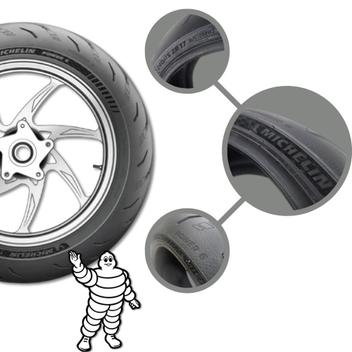 Pneu Michelin Power 6 240/45-17 82w TL Traseiro Super Sport - Pneu de Moto - Magazine Luiza