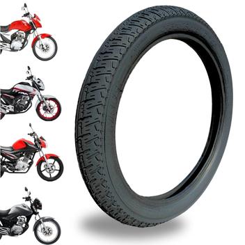 Pneu Strada Titan CG YBR CBX FAN 2/75-18 Dianteiro - BLACK TYRES ...
