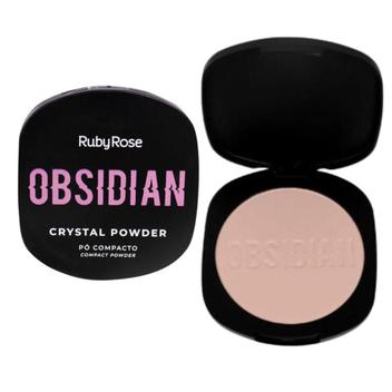 Pó Compacto Crystal Powder Obsidian - Ruby Rose - Pó Compacto / Facial - Magazine Luiza