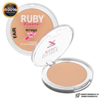Pó Compacto Ultra Blur da Ruby Kisses Linha Retoque Nunca Mais Cor Fair - Maquiagem Facial ...