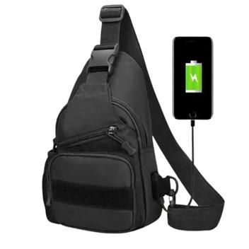 Pochete Bolsa Ombro Transversal Homem Grande Espaçosa - ALWY - Colher ...