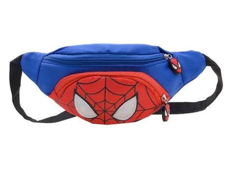 Pochete infantil homem aranha bolsa bolsinha mochila azul escolar ...