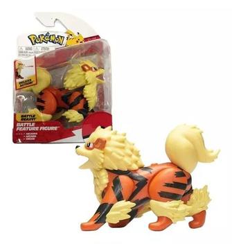 Pokémon Deluxe Action Battle Feature - Arcanine 10 Cm Articulado ...