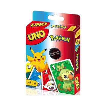 Pokémon UNO FLIP! Jogo De Tabuleiro Com Figura Pikachu Família ...