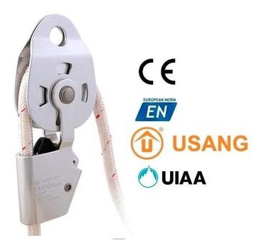 Polia Rolamentada Alumínio 25kn Anti-retorno Ce En Uiaa USANG - Polia ...