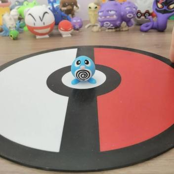 Poliwag Poliwhirl Poliwrath Pokemon Anime Figuras 1:20 DIY Impressão 3D ...