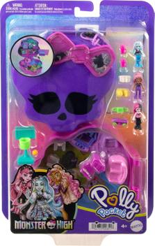 Polly Pocket Estojo Mundo Surpresa Monster High Mattel HVV58 - Playsets ...