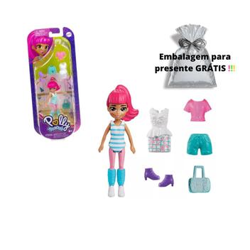 Polly Pocket - Pacote de Moda Pequeno HNF50 - Mattel - Boneca Polly ...