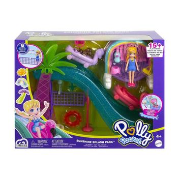 Polly Pocket Sunshine Splash Park Boneca E Acessórios Mattel - Boneca ...