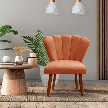 Poltrona Cadeira Pétala Penteadeira - Dritex - Cadeira para Área ...