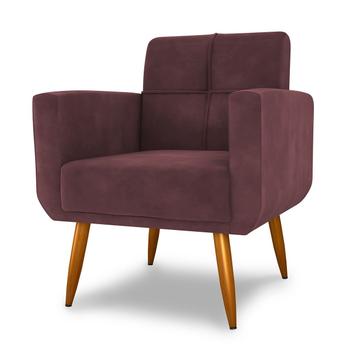 Poltrona Decorativa Havana Veludo Rosê E-431 - Matrix - Poltrona ...