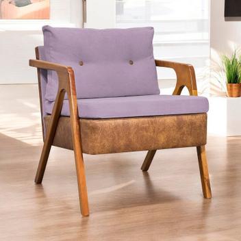 Poltrona Decorativa Laura Premium - AMMÊ ESTOFADOS - Poltronas ...