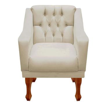 Poltrona Decorativa Resistente Recepção Clinicas Salão de Beleza ...