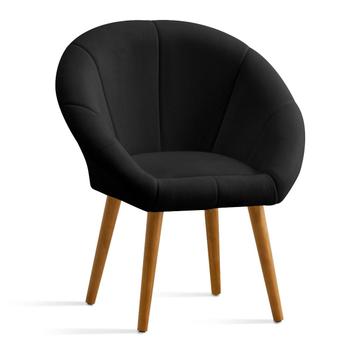 Poltrona LELOS Decorativa Estofada Minimalista Acolchoada Descanso Sala ...