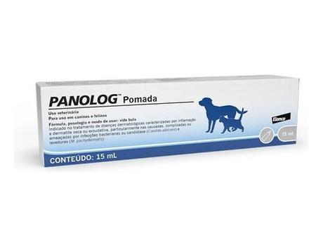 Pomada Anti-inflamatória Panolog 15ml P/ Cães Gatos - Elanco - Farmácia ...