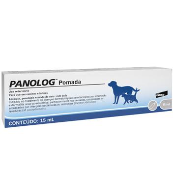 Pomada Anti-inflamatória para Cachorro e Gato Panolog 15ml - Elanco ...