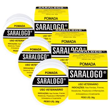 Pomada Antisséptica Cicatrizante para cães Saralogo 30gr 3un - MATACURA ...