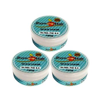 Pomada Capilar Jhow Hair Wax Ultra Incolor 9.0 150g - 3un - Pomada para ...