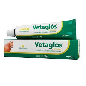 Pomada cicatrizante Vetaglos 50g - Vetnil - Dermatológico Pet ...