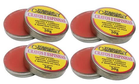 Pomada Cravo e Espinha Kit com 4 unidades - Curedermy - Cosméticos para ...