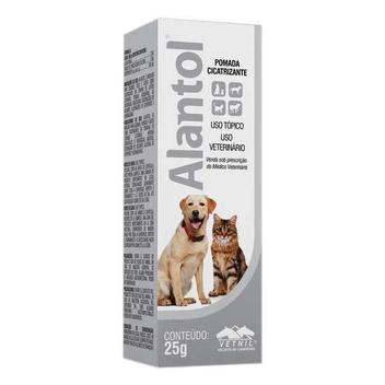 Pomada Vetnil Cicatrizante Vetnil Alantol - 25 g - Pomadas - Magazine Luiza