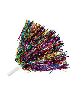 Pompom Metalizado Lider De Torcida - Colorido - Evolution - Pompom para ...