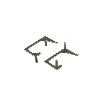 Ponteira PE175 Vazada para Perfil Puxador Gola RM-175 (18mm) Champagne ...