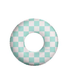 Pool Float FUNBOY Kids Tube Donut Style 76 cm Blue Checkers ...