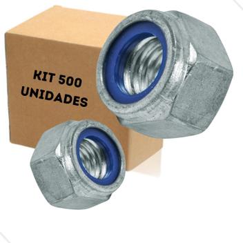 Porca Autotravante Parlock m6 Nylock Aço Inox 304 500 Peças - GB ...