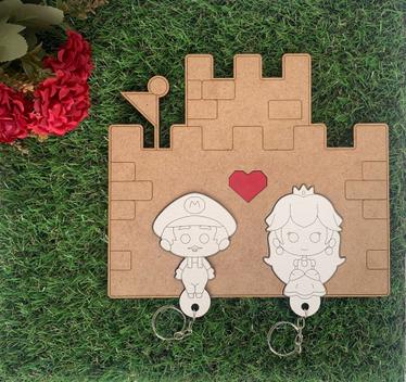 Porta chaves Super Mario Bros - CAEMI LASER - Porta-Chaves - Magazine Luiza