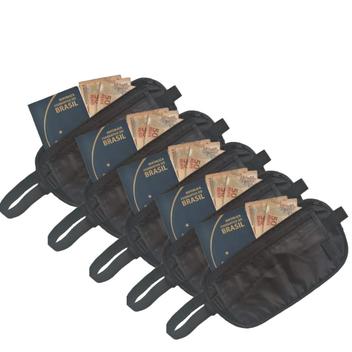 Porta Dolar Dinheiro Documentos Pochete Doleira Bolsa Invisível Para ...