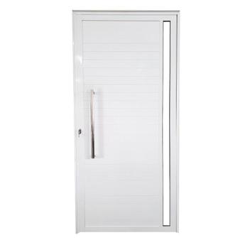 Porta Lambril de Alumínio 210 x 90cm com Visor Linha Veneza Esquadrias ...