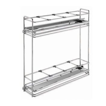 Porta Latas Duplo 4410 de Fixação Lateral 115x495x480mm Inox Masutti ...