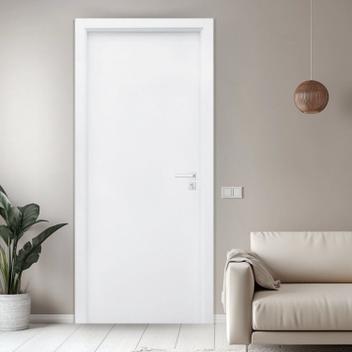 Porta Lisa Uv Batente Regulável 13cm a 19cm Guarnição 7cm 92cm X 210cm ...