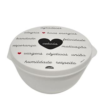 Porta Mix Decorado Cebola - PLASUTIL - Pote - Magazine Luiza