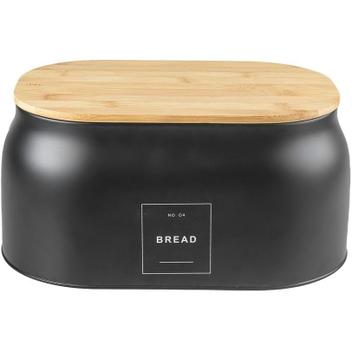 Porta Pão Sense 33,5 x 23,5 x 16cm - Preto Ou - Porta Pão - Magazine Luiza