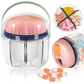 Porta-Pílula GloDeals - Organizador Semanal de Remédios para 7 Dias ...