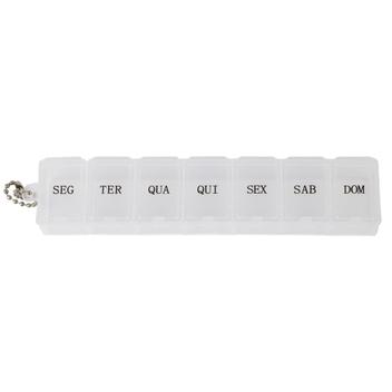 Porta Remedios Organizador Comprimidos Medicamentos Semanal - Porta ...