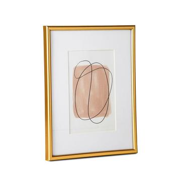 Porta Retrato Dourado 10x15CM Mart Vidro Metal Mdf - Porta Retrato ...
