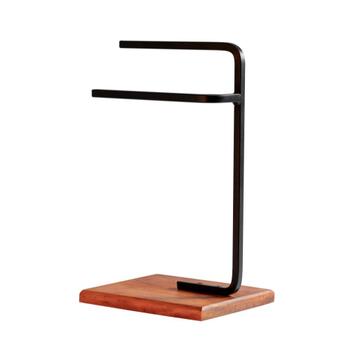 Porta Toalha Duplo Para Pia e Bancada com Base Peroba Level Wood ...