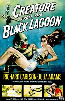 Poster Cartaz O Monstro da Lagoa Negra - Posterflix - Pôster - Magazine ...