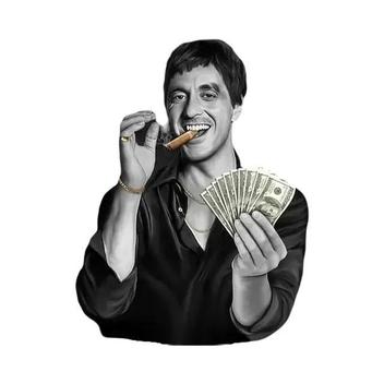 Pôster De Arte De Parede Com Estampa Em Tela Do Filme "O Poderoso ...