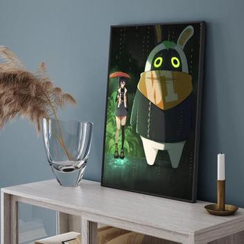 Poster de parede zone zenless zone zzz, decoração adesivo para bar e ...