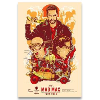 Poster Decorativo 42Cm X 30Cm A3 Brilhante Mad Max B2 - Bd net collections - Pôster - Magazine Luiza