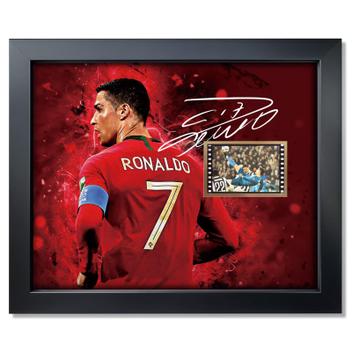 Pôster Enquadrado de Colagem de Fotos do Cristiano Ronaldo (CR7 ...