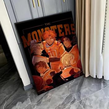 Pôster Vintage De Desenho Animado AFTG Em Papel Kraft Para Decoração De ...