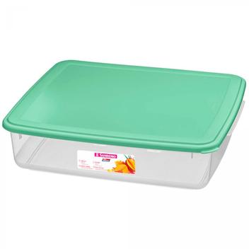 Pote Bandeja Retangular Com Tampa Multiuso Grande Bacia 6,3L - Sanremo - Bacia - Magazine Luiza